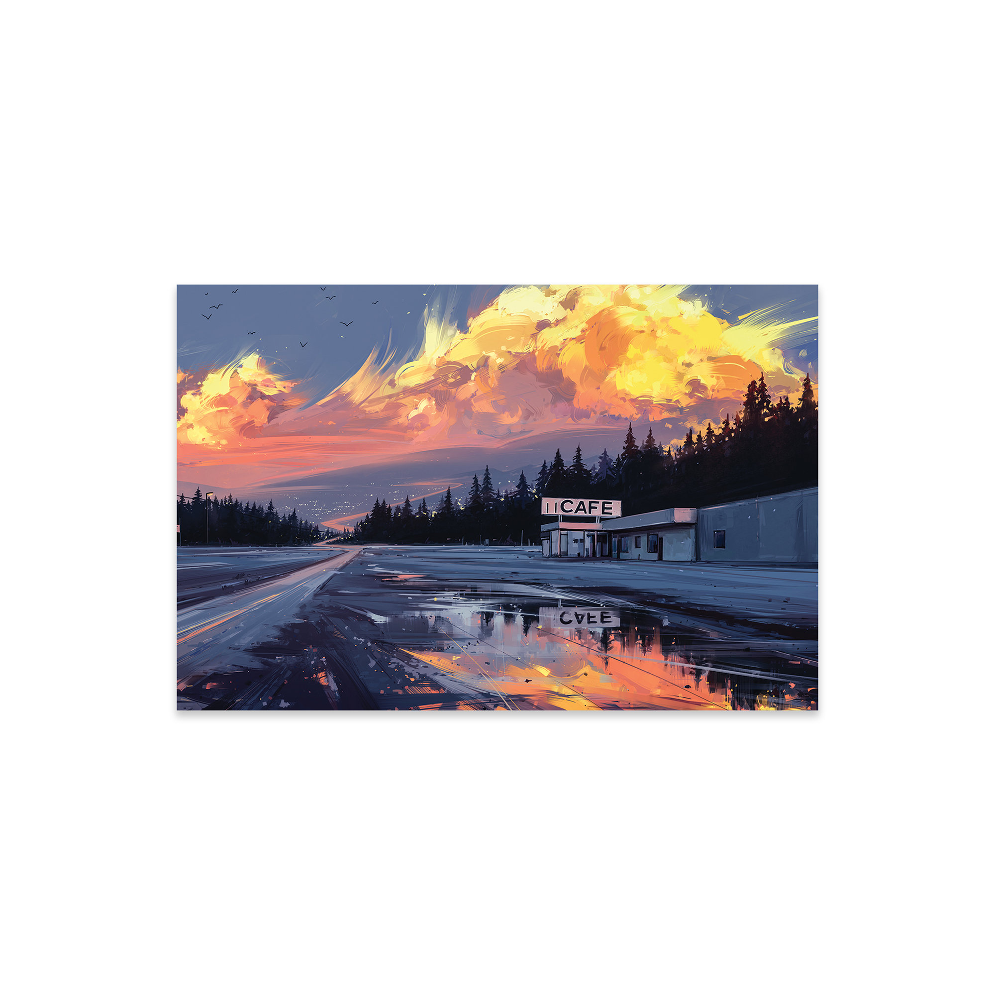 Millwood Pines Horizon On Plastic/Acrylic by Alena Aenami Painting | Wayfair
